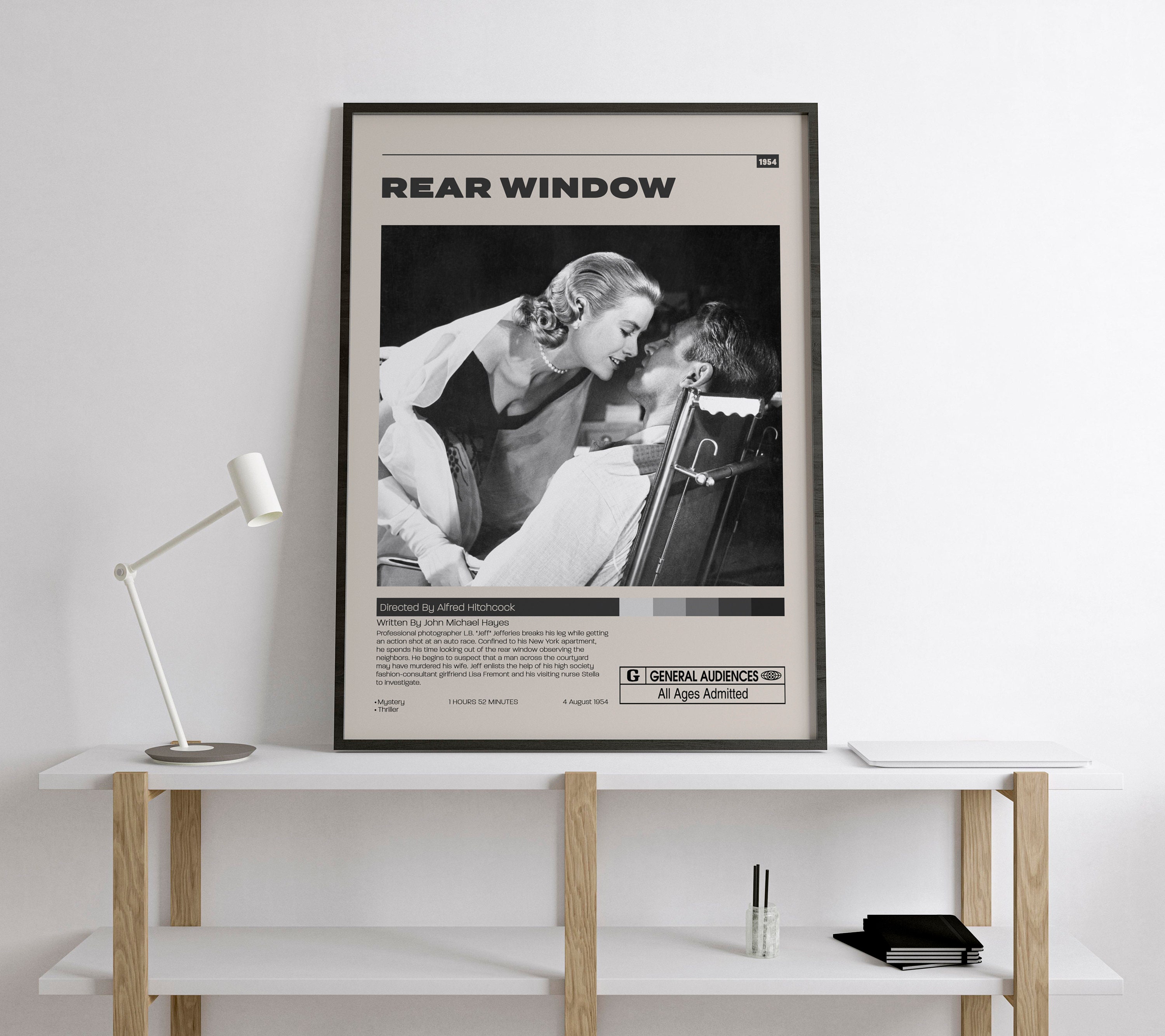 Rear Window Poster alfred Hitchcock Minimalist Movie - Etsy