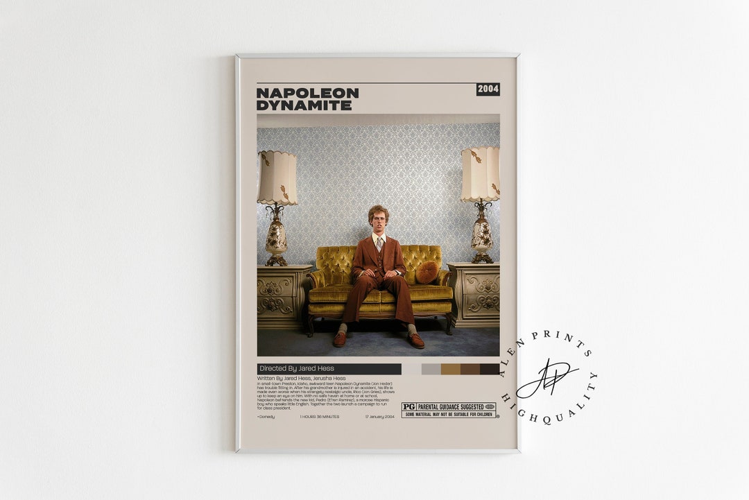 Napoleon Dynamite Poster , Jared Hess , Minimalist Movie Poster ...