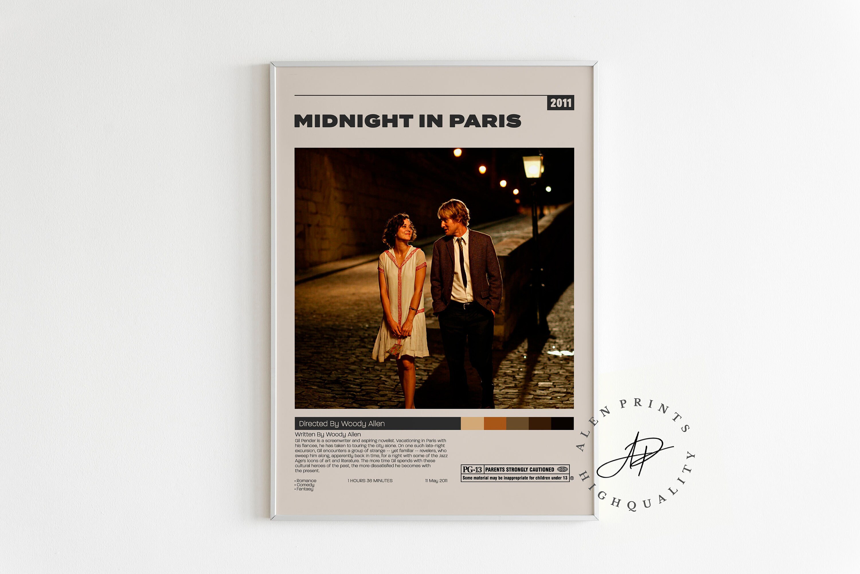 Midnight In Paris Poster