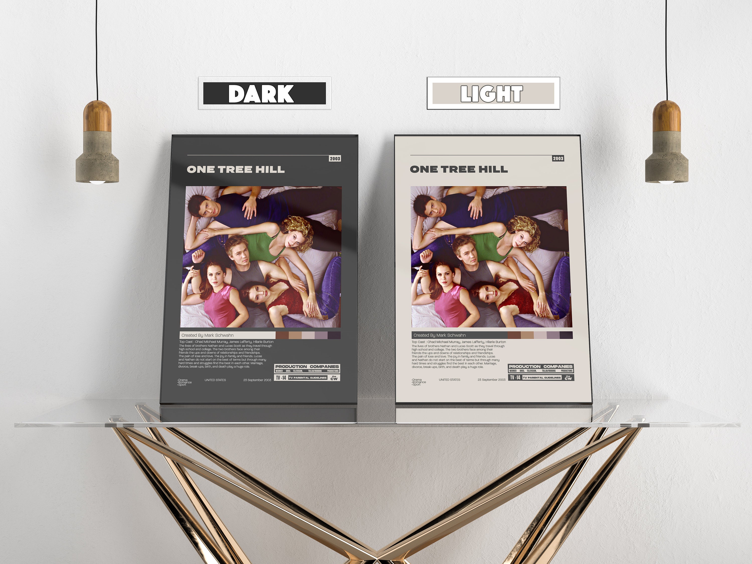 One Tree Hill Poster Mark Schwahn Minimalist Tv Series - Etsy