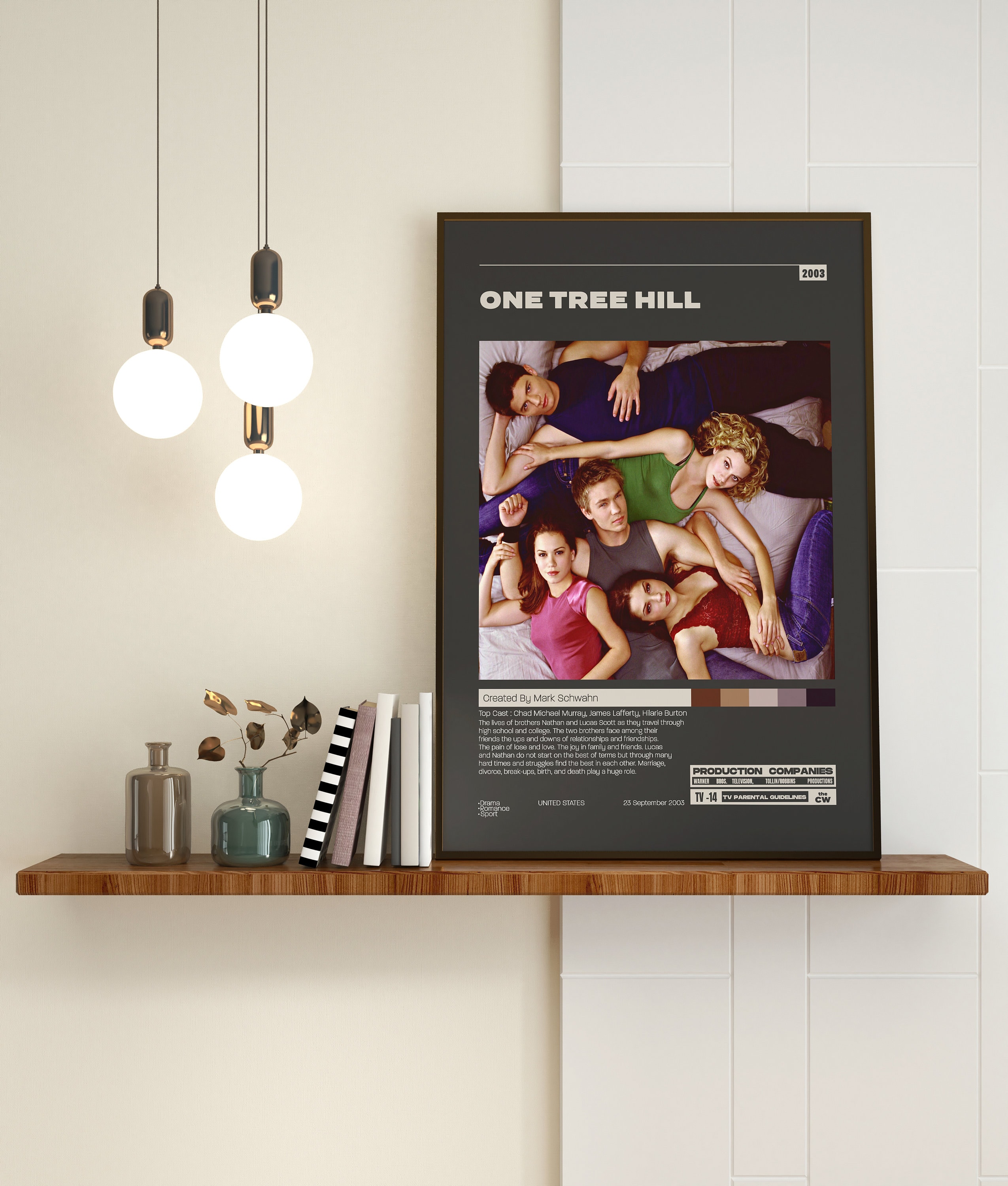 One Tree Hill Poster Mark Schwahn Minimalist Tv Series - Etsy