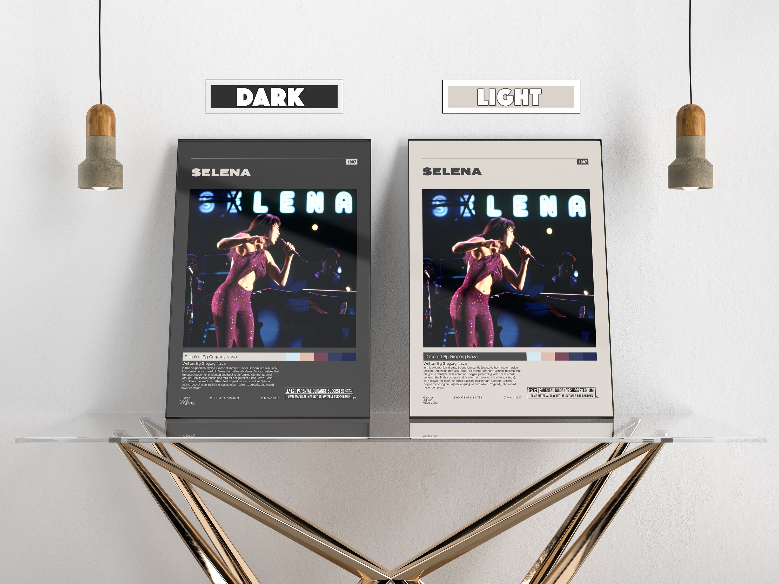 Selena Poster Gregory Nava Minimalist Movie Poster - Etsy