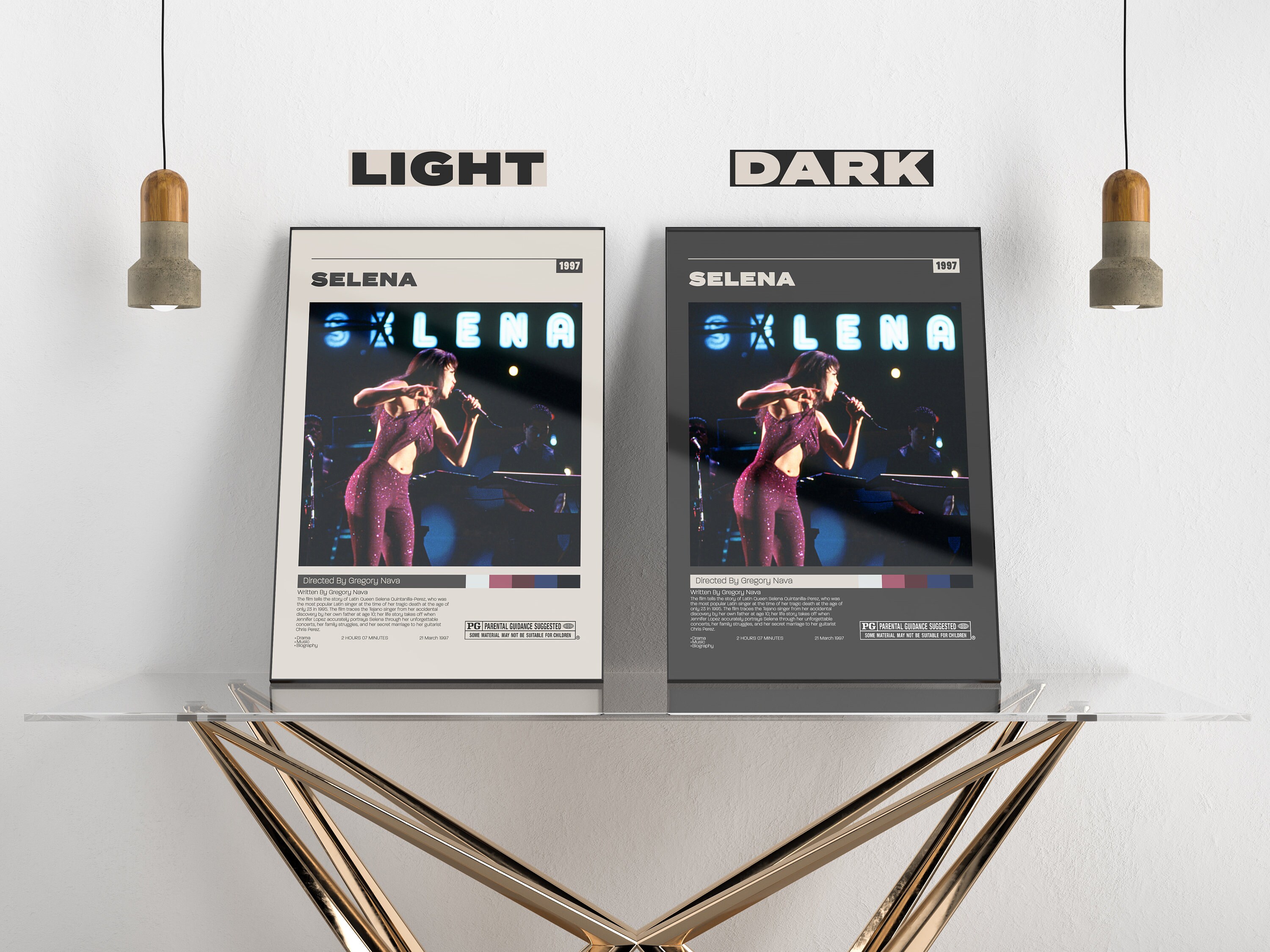 Selena Poster , Gregory Nava , Minimalist Movie Poster, Vintage Retro ...