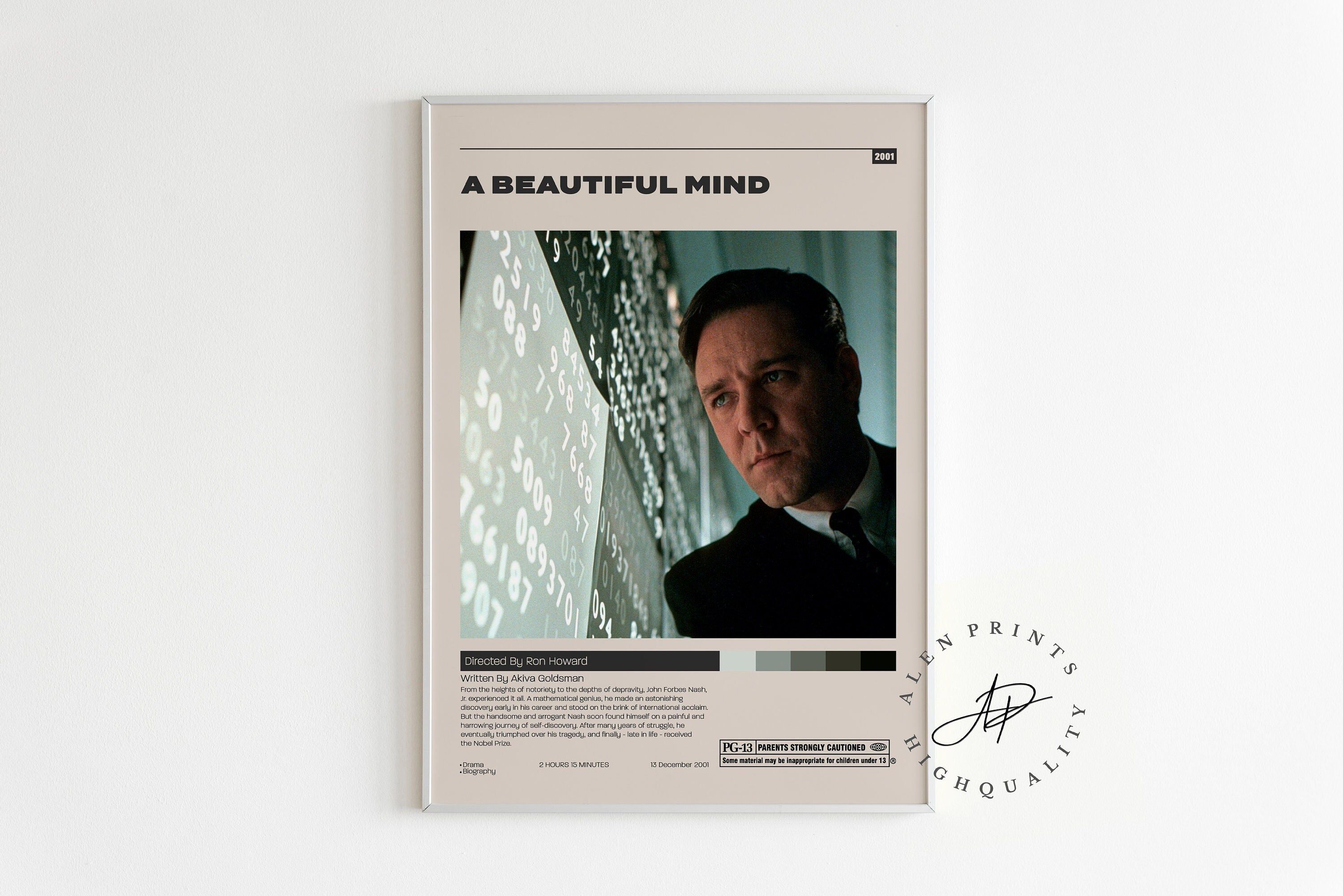 A Beautiful Mind Wall