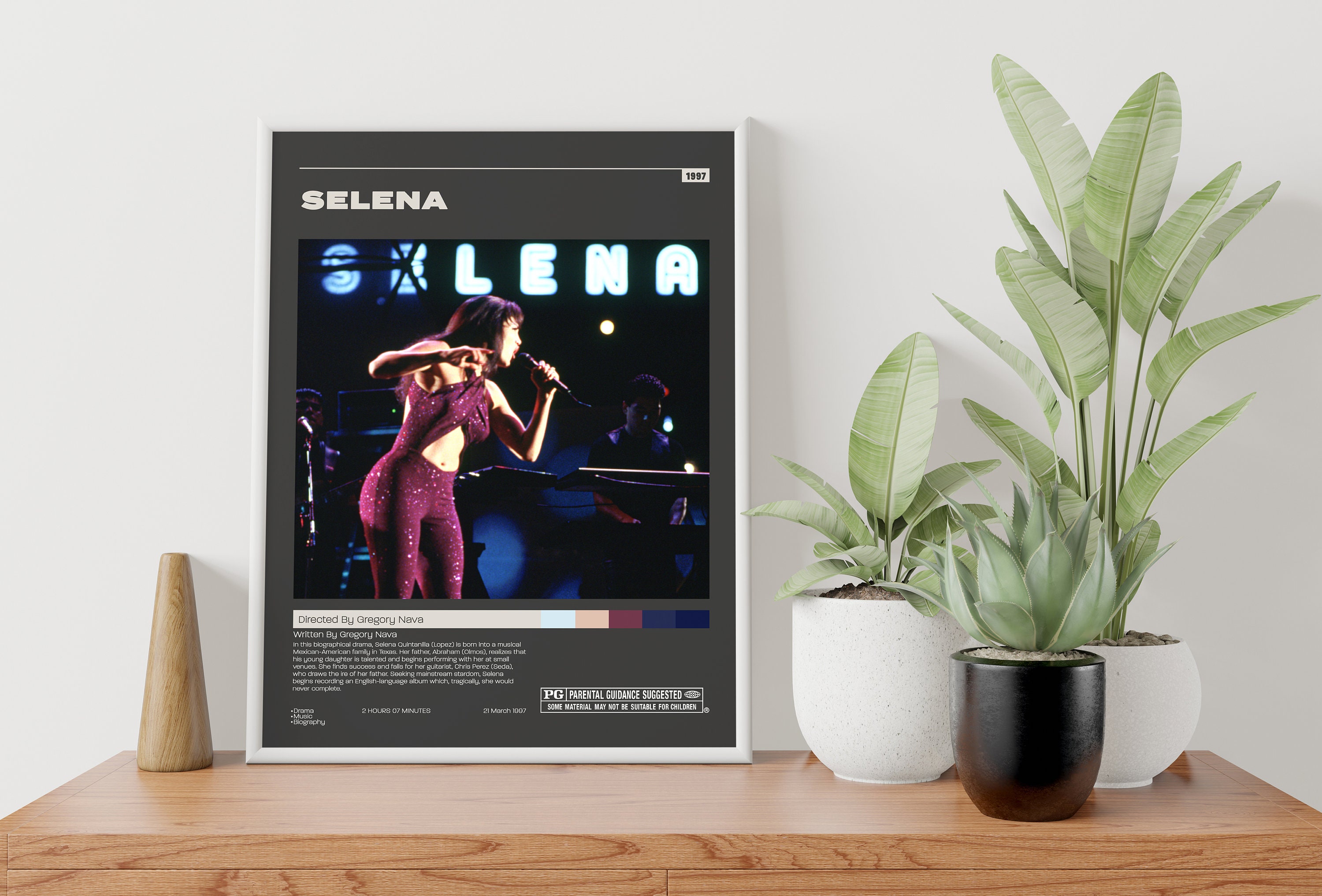 Selena Poster Gregory Nava Minimalist Movie Poster - Etsy