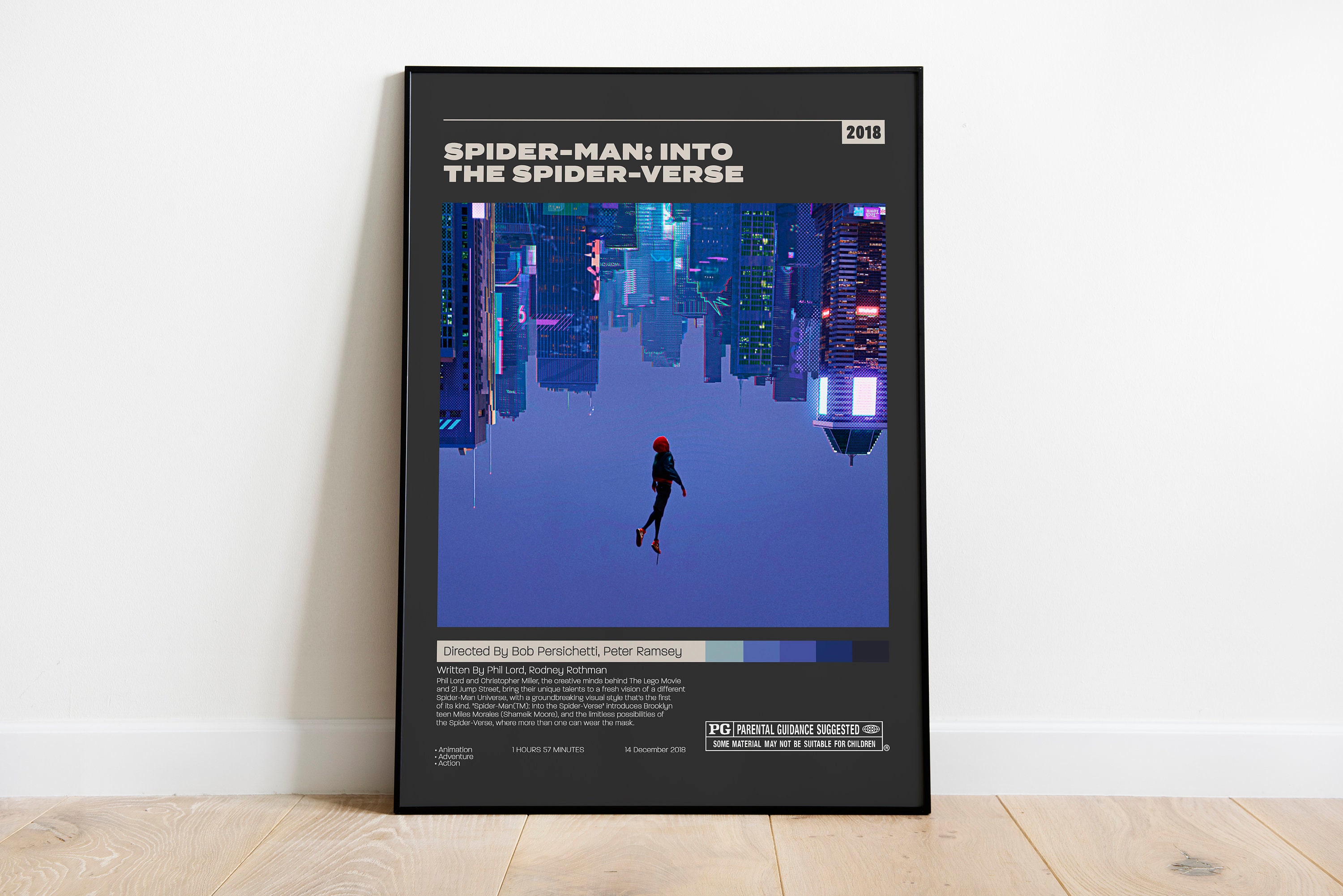 Spider-man: Into the Spider-verse , Bob Persichetti, Minimalist Movie ...