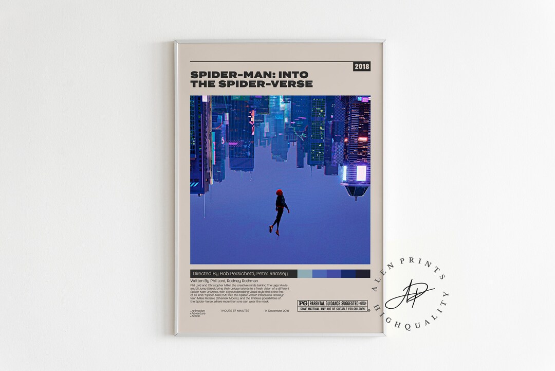Spider-man: Into the Spider-verse , Bob Persichetti, Minimalist Movie ...