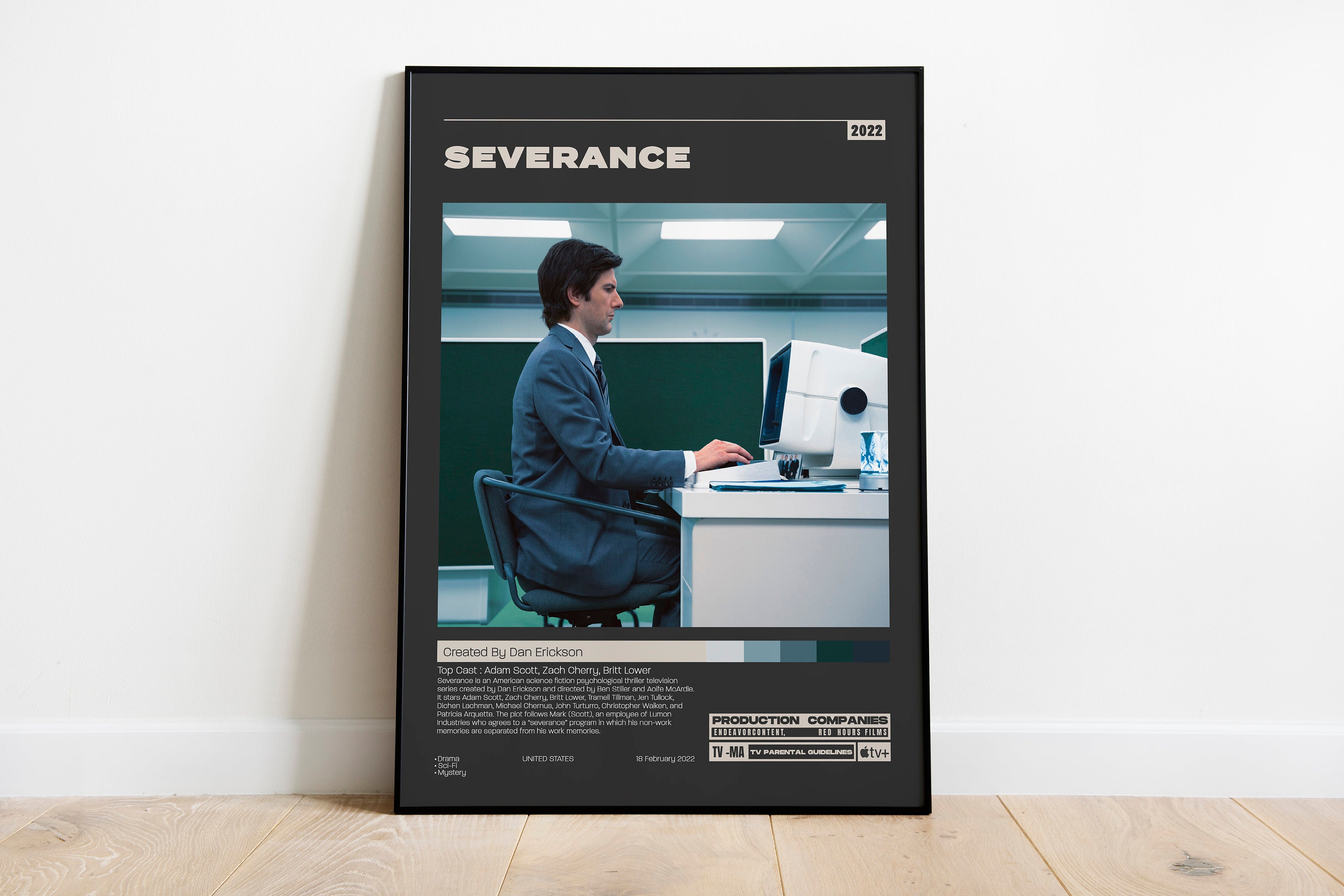 Severance Poster Dan Erickson Minimalist Tv Series Vintage - Etsy