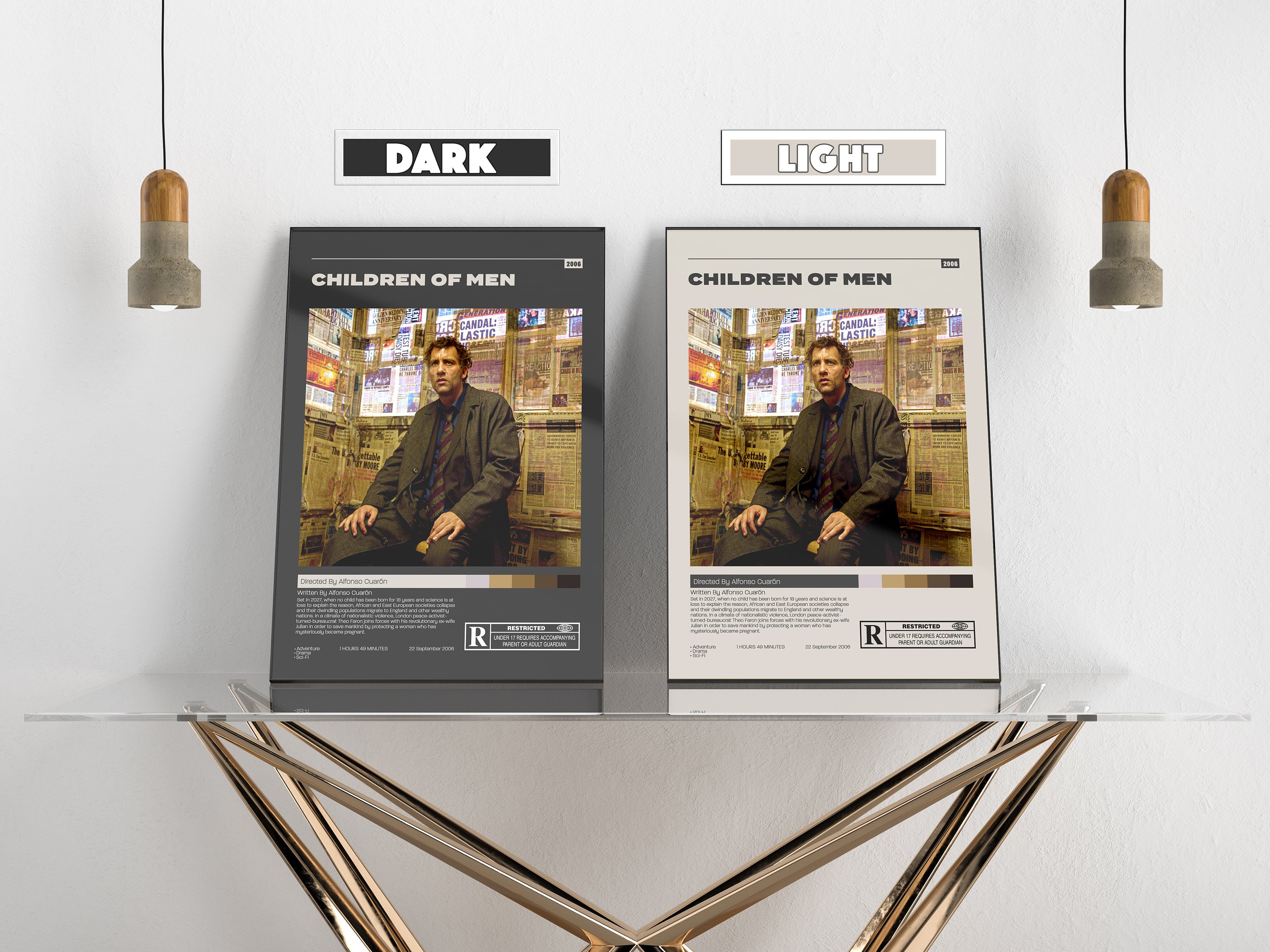 Children of Men Poster Alfonso Cuarón Minimalist Movie - Etsy