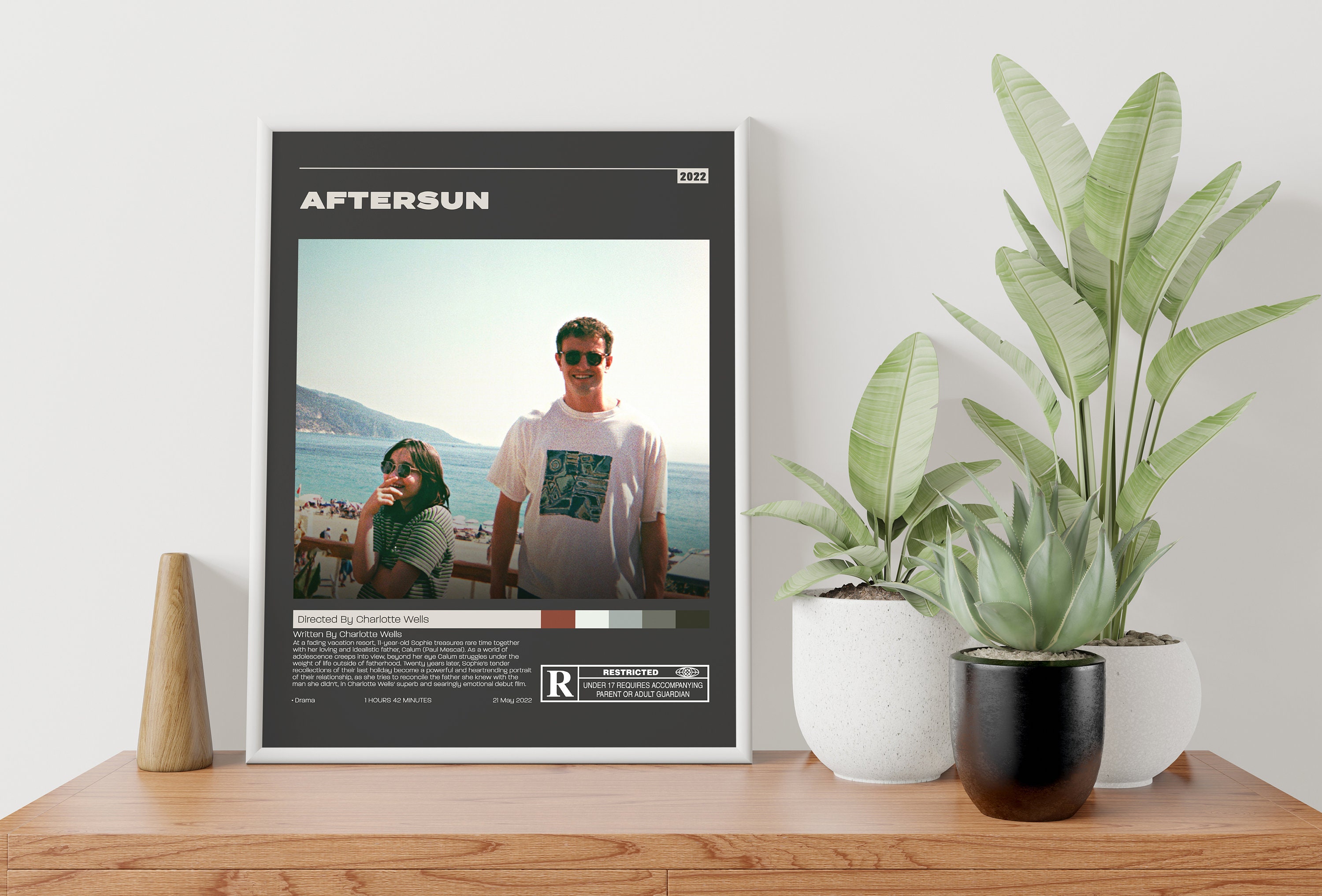 Aftersun Poster Charlotte Wells Minimalist Movie Poster - Etsy