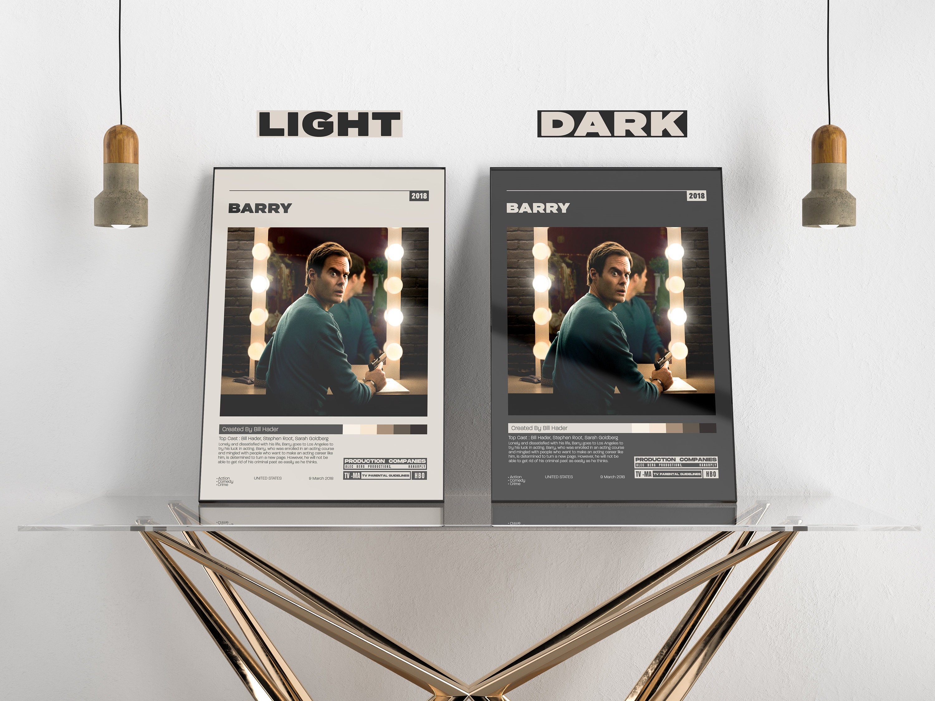 Barry Poster Bill Hader Minimalist Tv Series Vintage Retro - Etsy