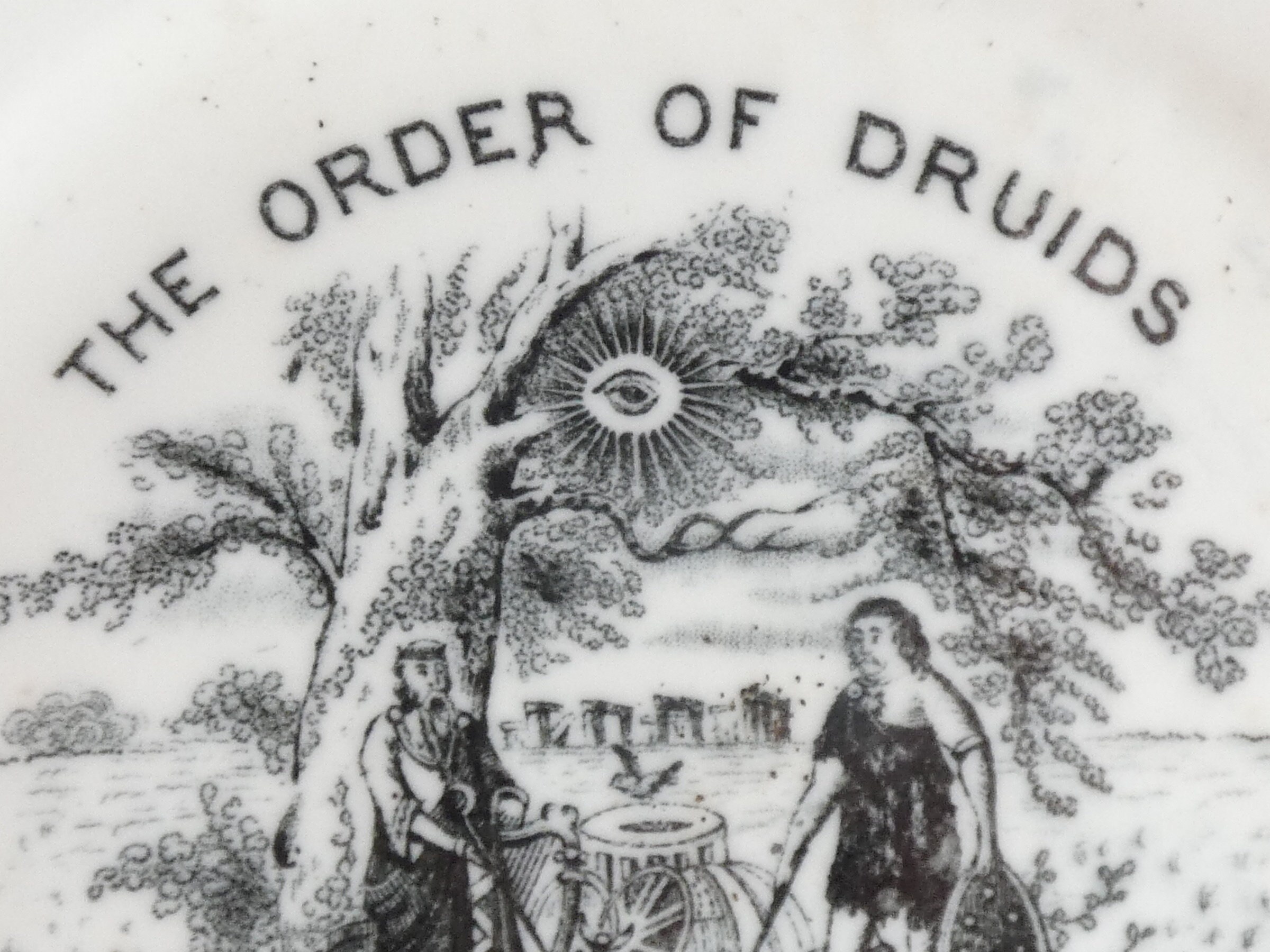 Antique Order of the Druids Friendly Society Plate Masonic - Etsy