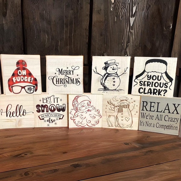 Wood Block Sayings - Etsy