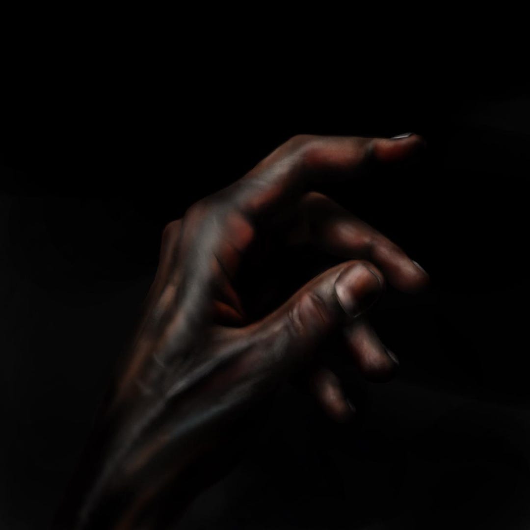 The Gesture – Hyperrealism Hand Portrait | Instant Digital Art - Etsy