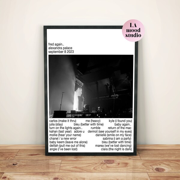 Fred Again Poster - Etsy