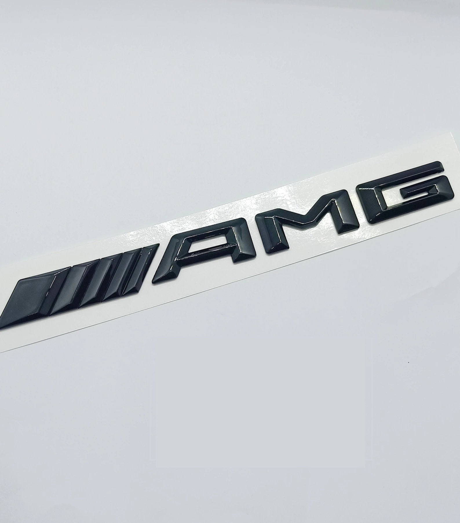 AMG Emblem Logo Mercedes Benz AMG Sticker Black Sticker Black Size 18 ...