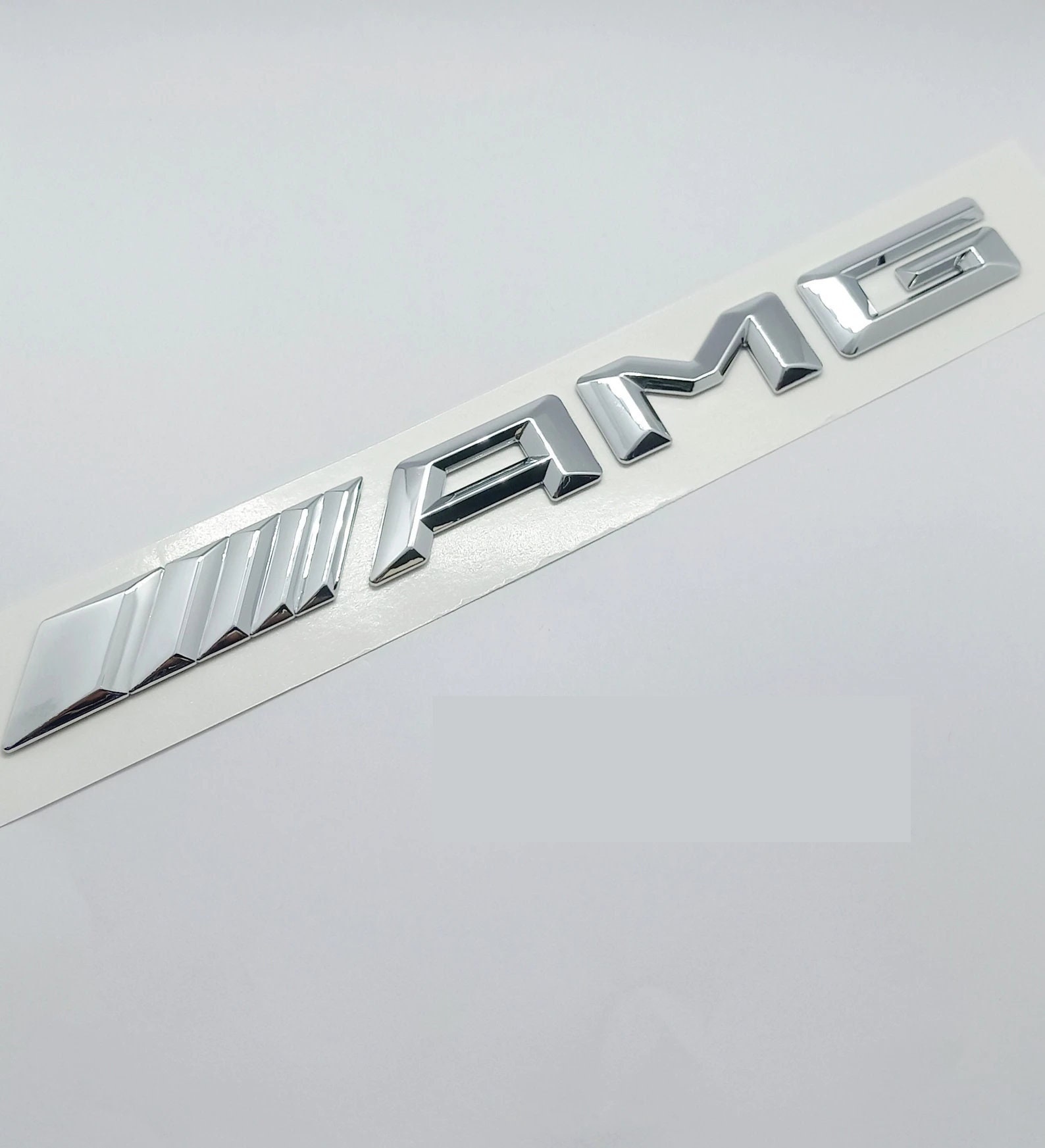 AMG Emblem Logo Mercedes Sticker Silver Silver Size 18 Cm X 1.7 Cm - Etsy