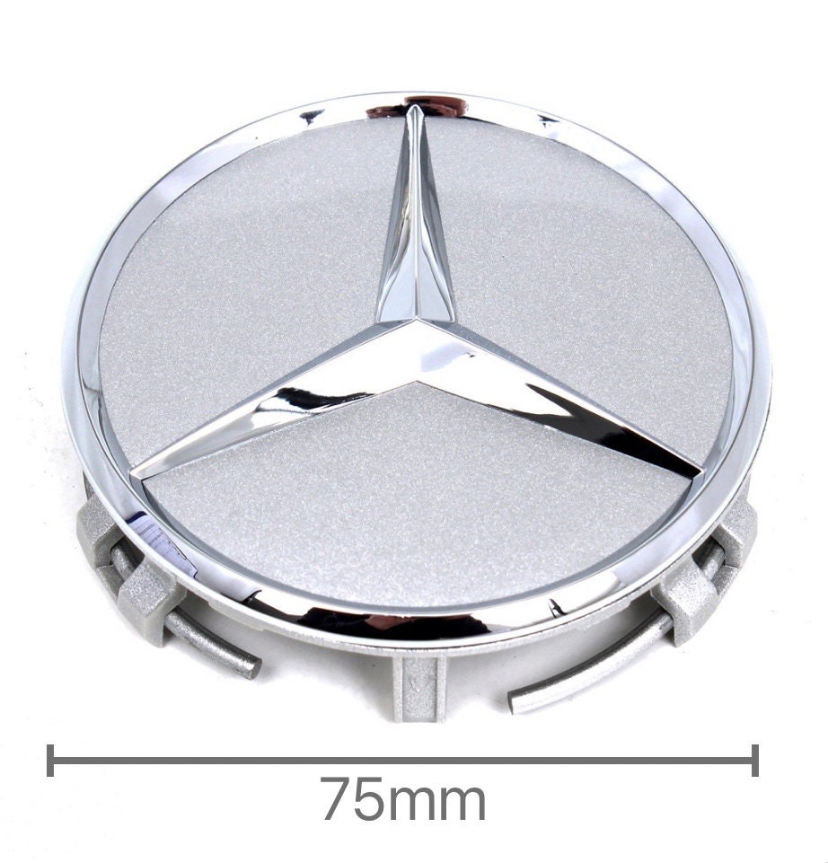 Mercedes Nabendeckel 4er Set, Mercedes hub caps set of 4 amg - Etsy.de
