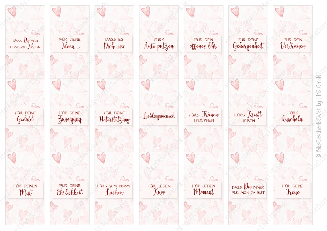 Merci Banderoles for Download, Merci Gift Box, Personal Gift ...