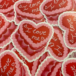 I Love Me Sticker - Etsy