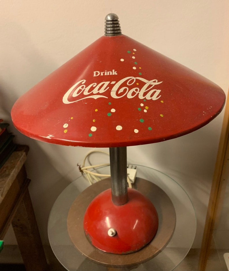 Vintage Coke Table Lamp, Drink Coca Cola - Etsy