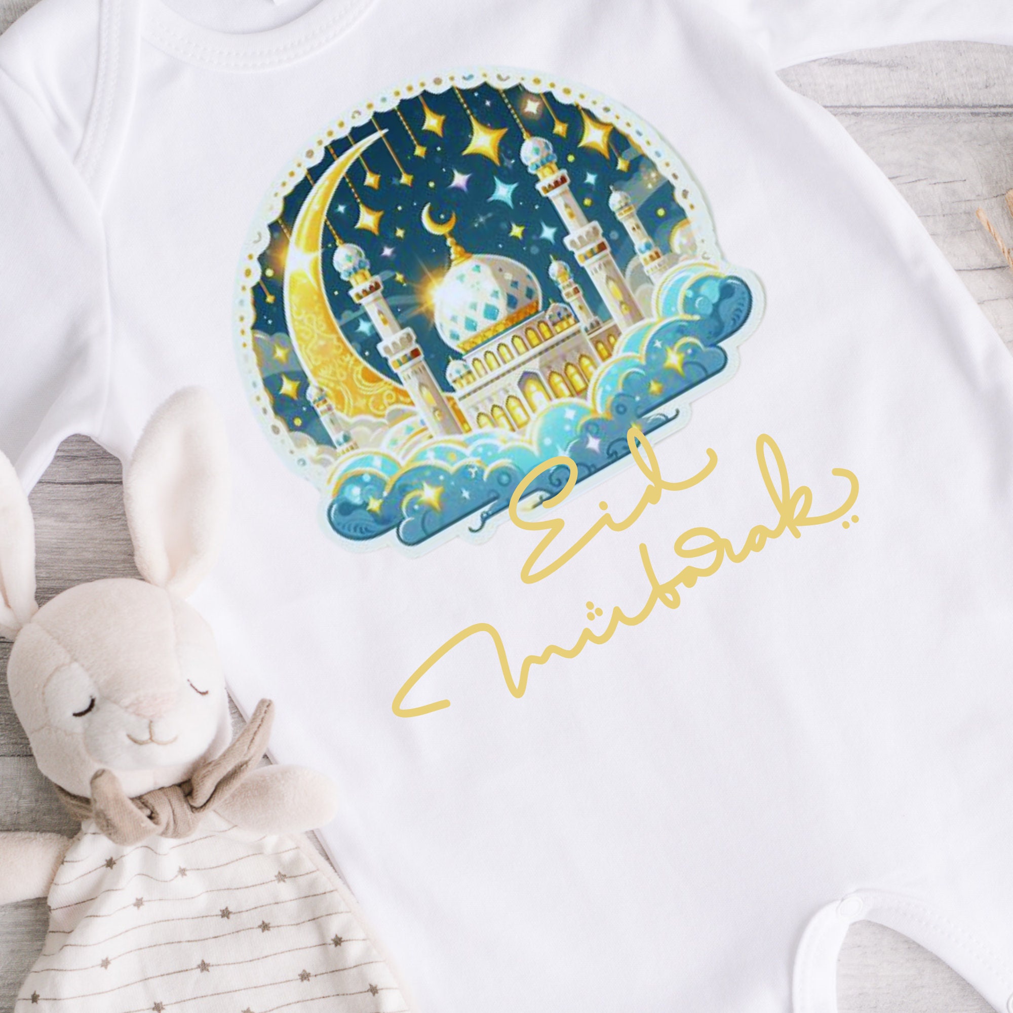 Eid Mubarak Baby Outfit Ramadan Baby Outfit, My First Eid, Eid Kids ...