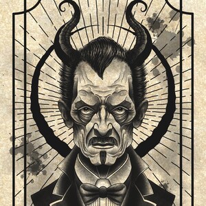 The Devil Major Arcana Tarot Card A4 Print - Etsy