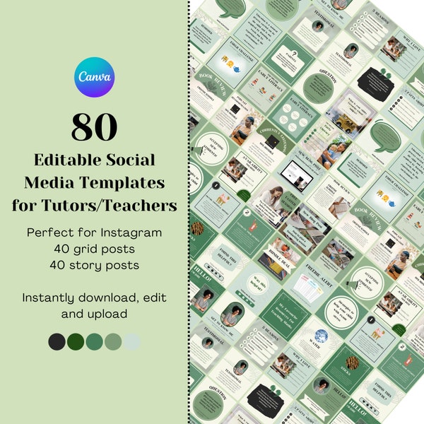 Instagram Templates - Etsy