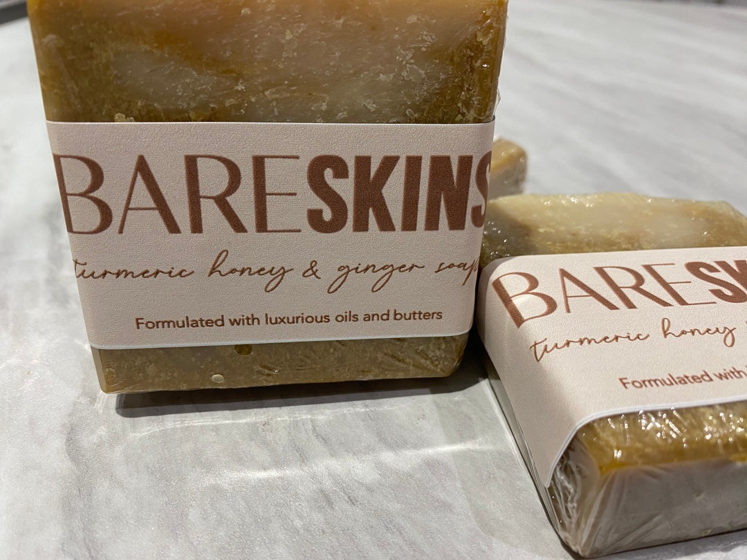 Turmeric Soap With Raw Honey and Ginger | Handmade Turmeric Soap for ...