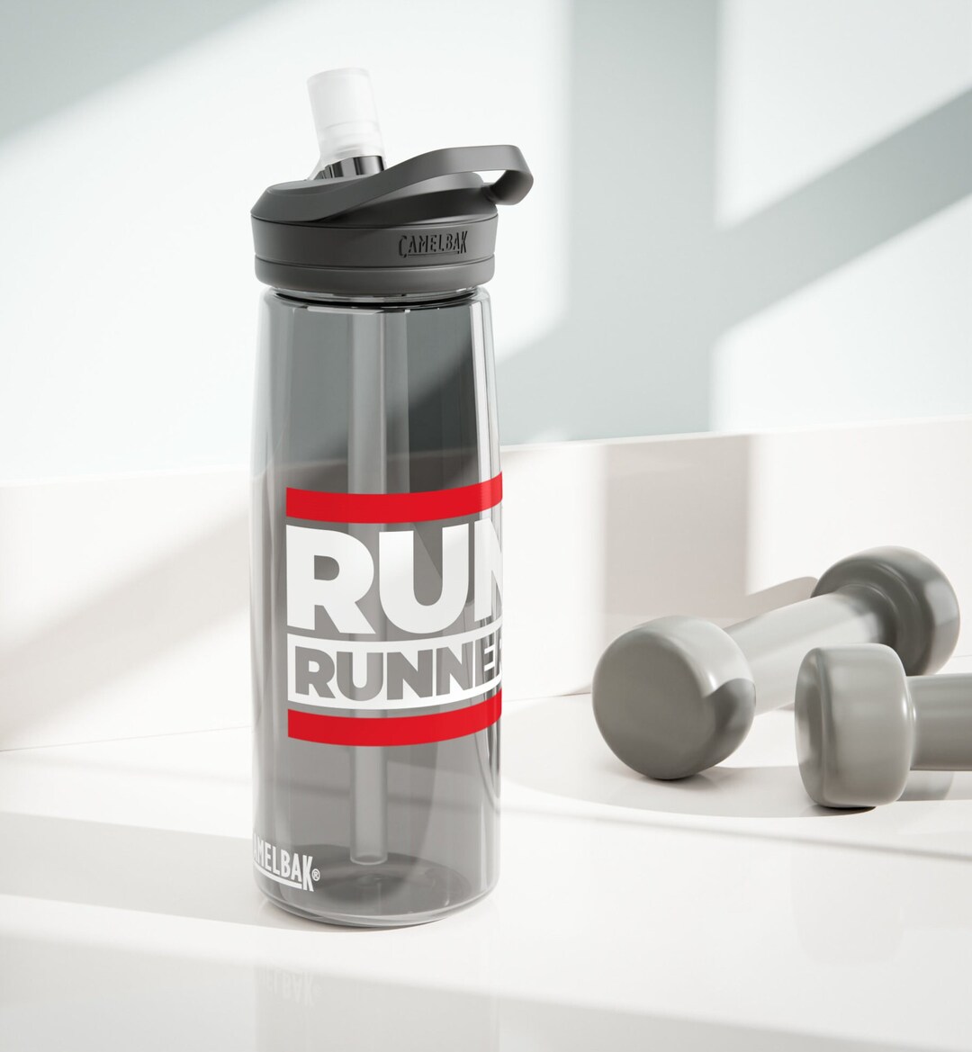 Run, Runner Water Bottle, Gym Workout Bottle, Tumbler With Straw ...