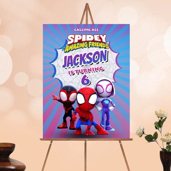 Spidey and His Amazing Friends Poster - Etsy