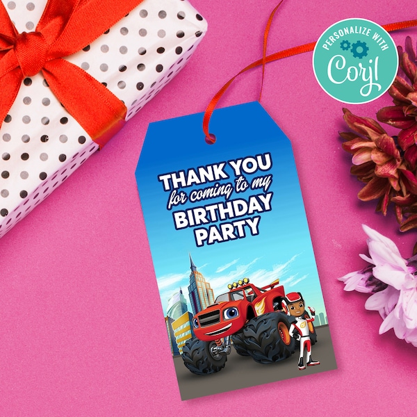 Blaze the Monster Machine Birthday Card - Etsy