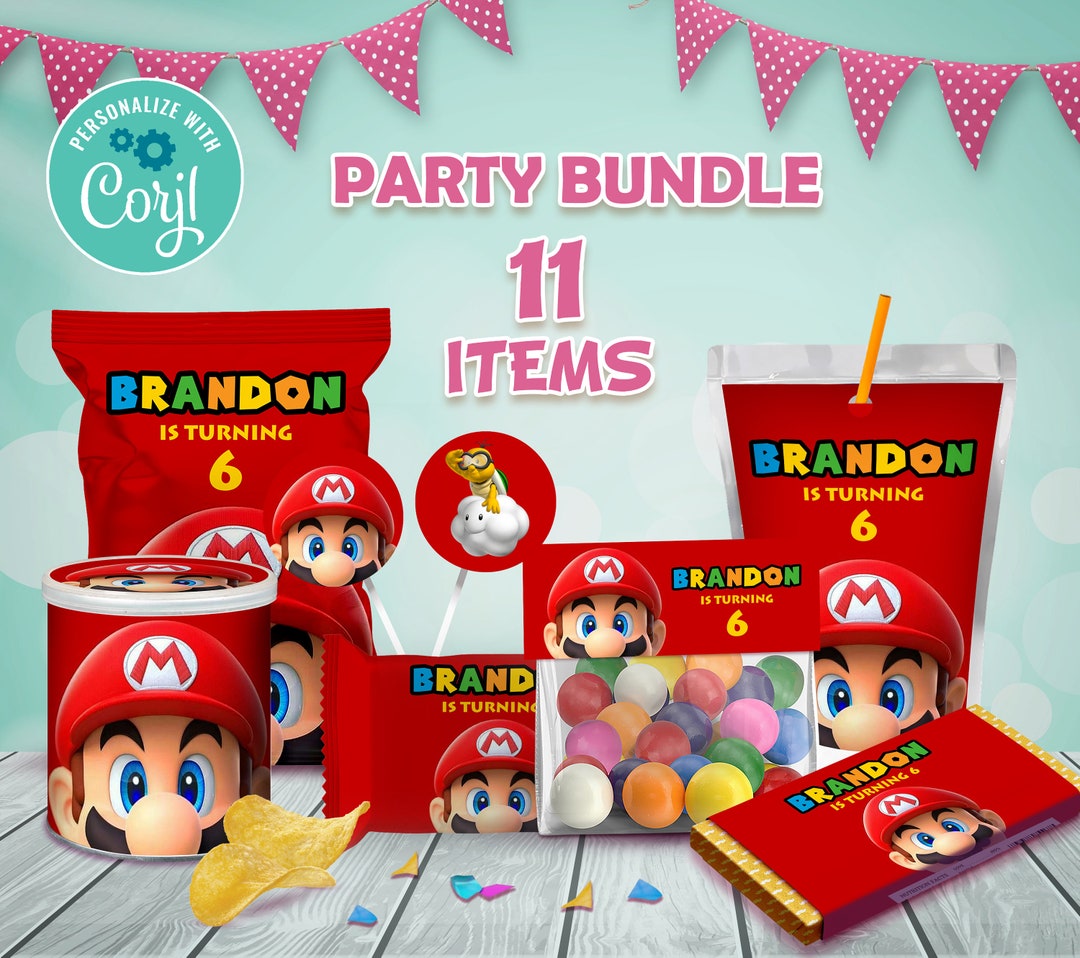 Super Mario Printables Super Mario Decorations Super Mario - Etsy México