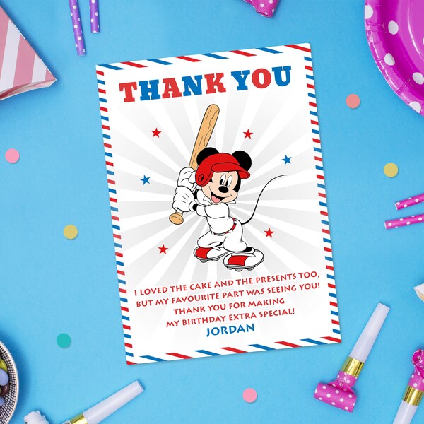 Mickey Thank You - Etsy