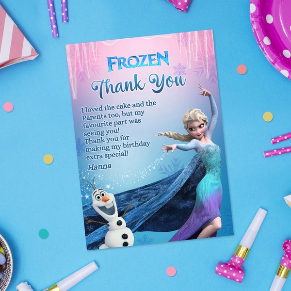 Elsa Card - Etsy