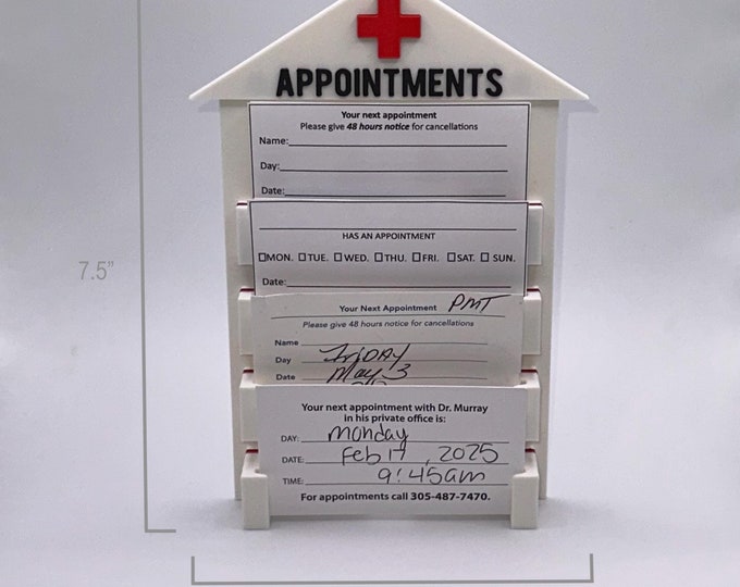 Medical Appointment Card Organizer - Doctor Visit Reminder Card Holder ...
