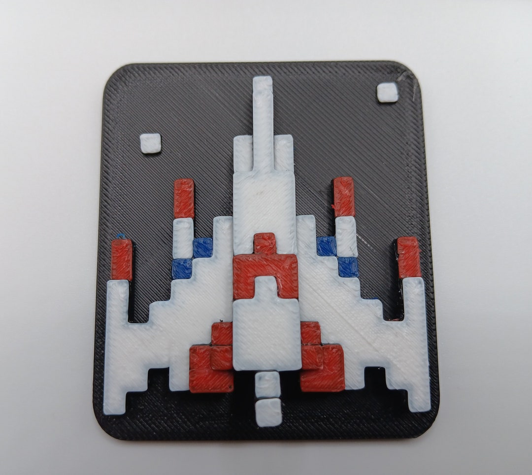 Galaga Spaceship Magnet - Retro Arcade Classic 80's Game Collectible - Etsy