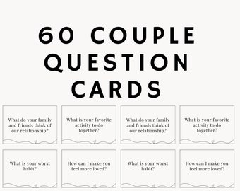 Couple Truth or Dare Question Cards | Relationship Cards | Couple ...
