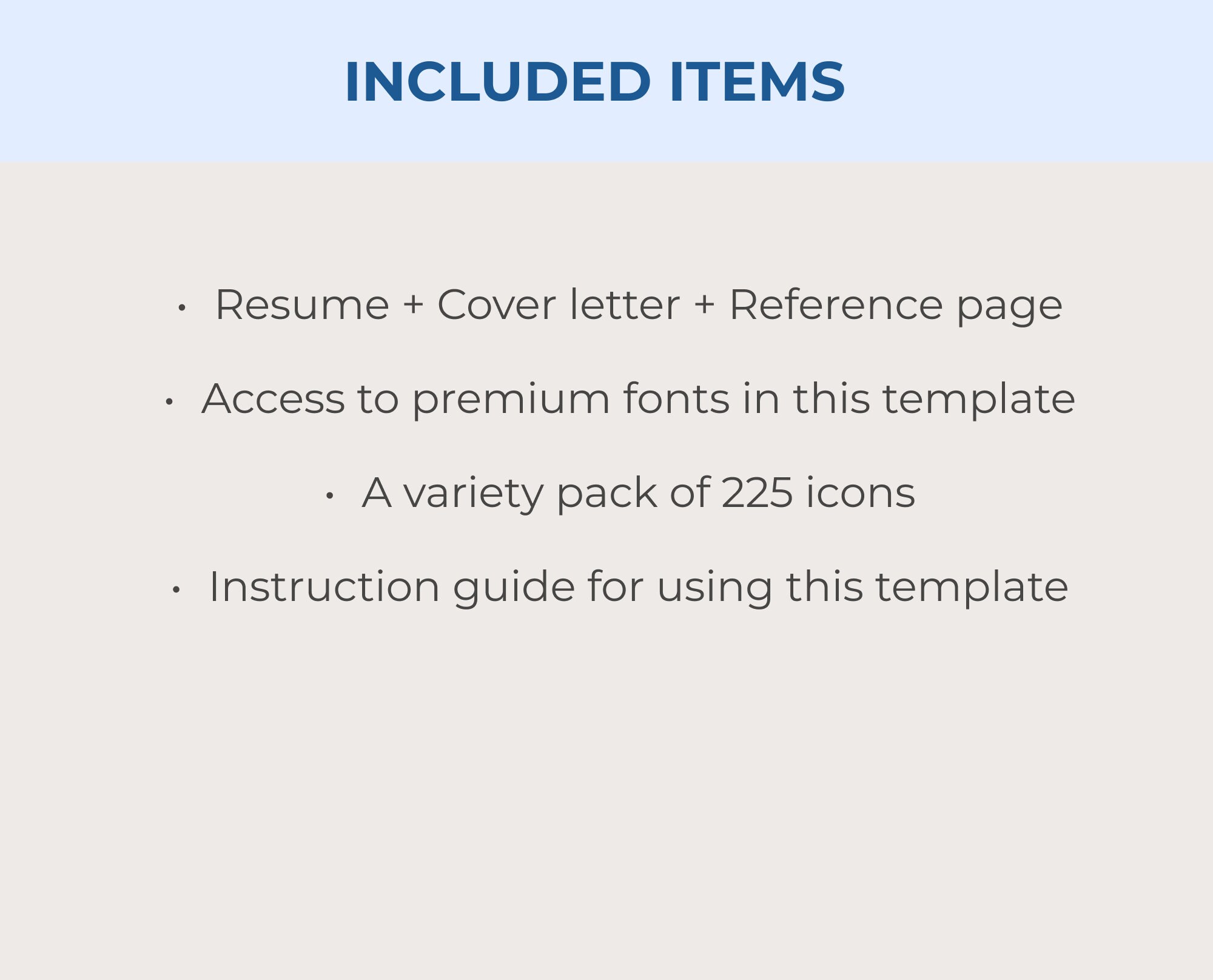 Resume Template Canva | Modern 3 Page Resume | Simple Modern Resume ...