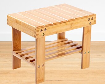 Bathroom Storage Stool - Etsy UK