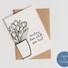 Minimalist Sympathy Card: Printable Condolence Card (digital Download ...