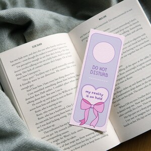 Do Not Disturb Digital Bookmark Bundle Cute Printable Bookmark Bundle ...