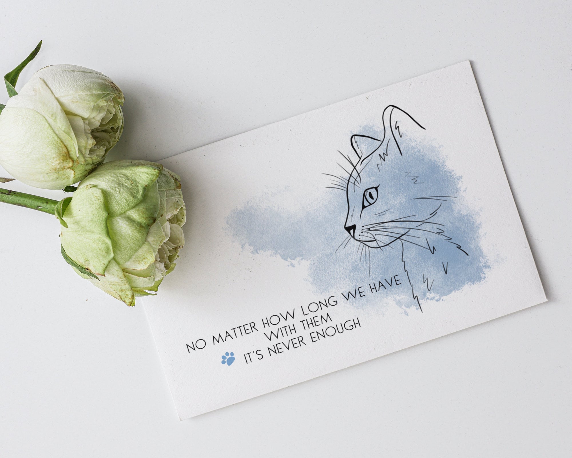 Pet Sympathy Card Printable Pet Condolence Card Cat Sympathy Card Loss ...