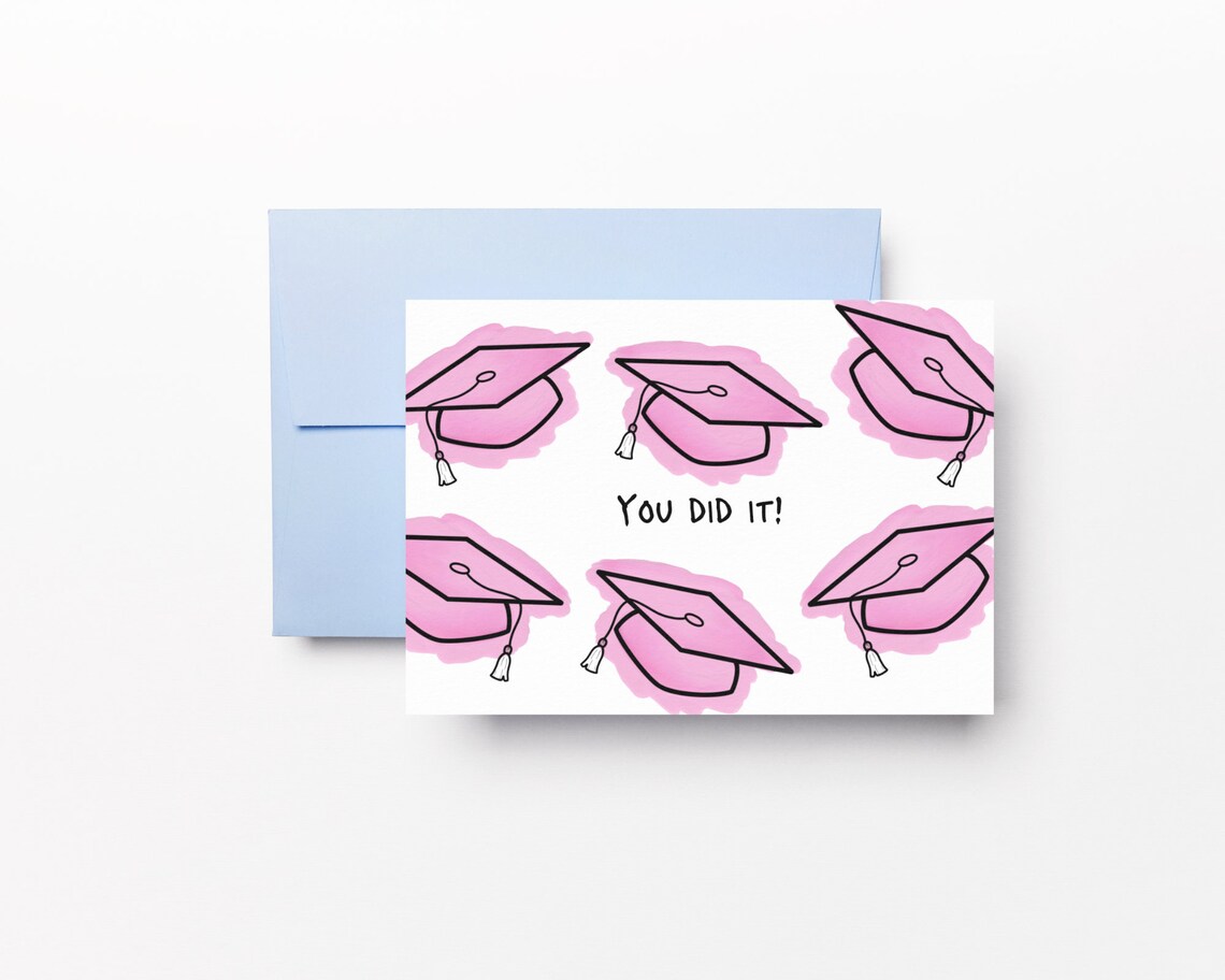 Printable Graduation Card Digital Congratulations Card Folding ...