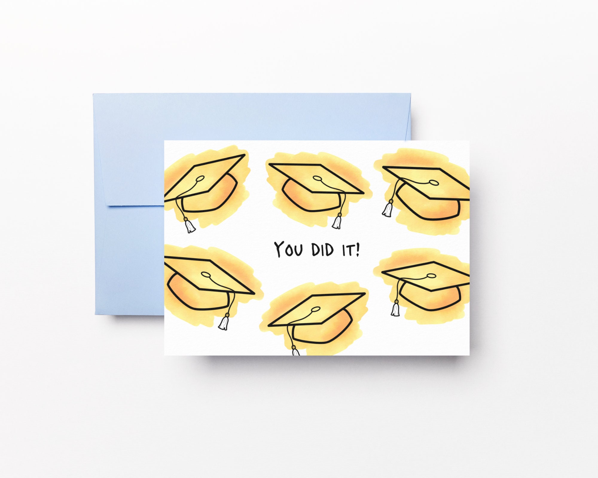 Printable Graduation Card Digital Congratulations Card Folding ...