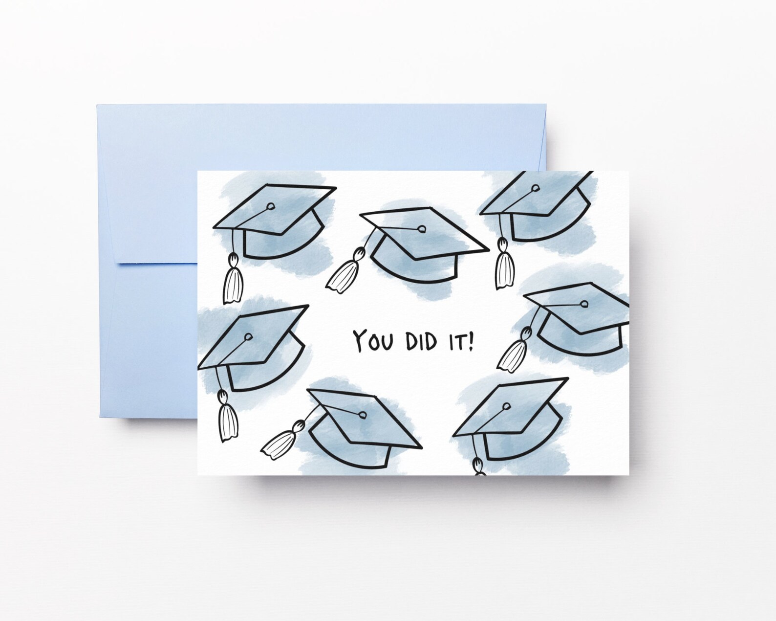 Printable Graduation Card Digital Congratulations Card Folding ...
