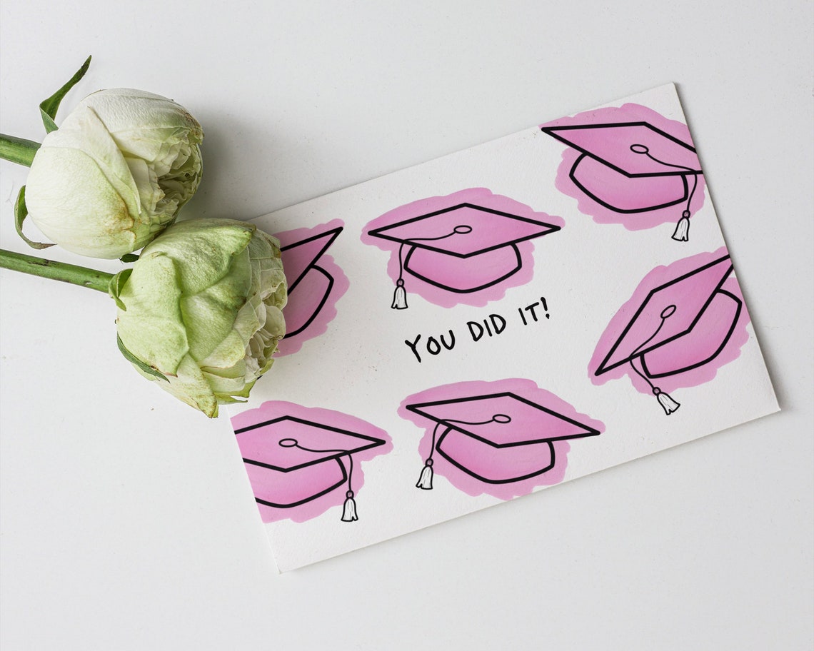 Printable Graduation Card Digital Congratulations Card Folding ...