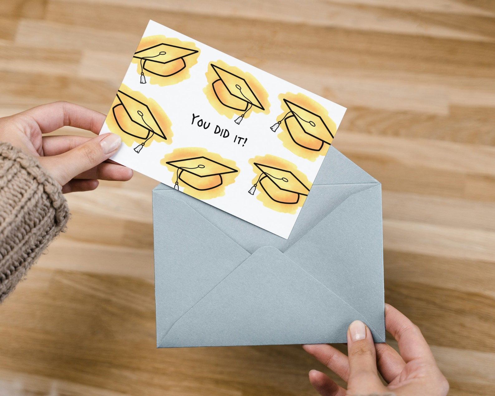 Printable Graduation Card Digital Congratulations Card Folding ...