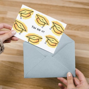 Printable Graduation Card Digital Congratulations Card Folding ...