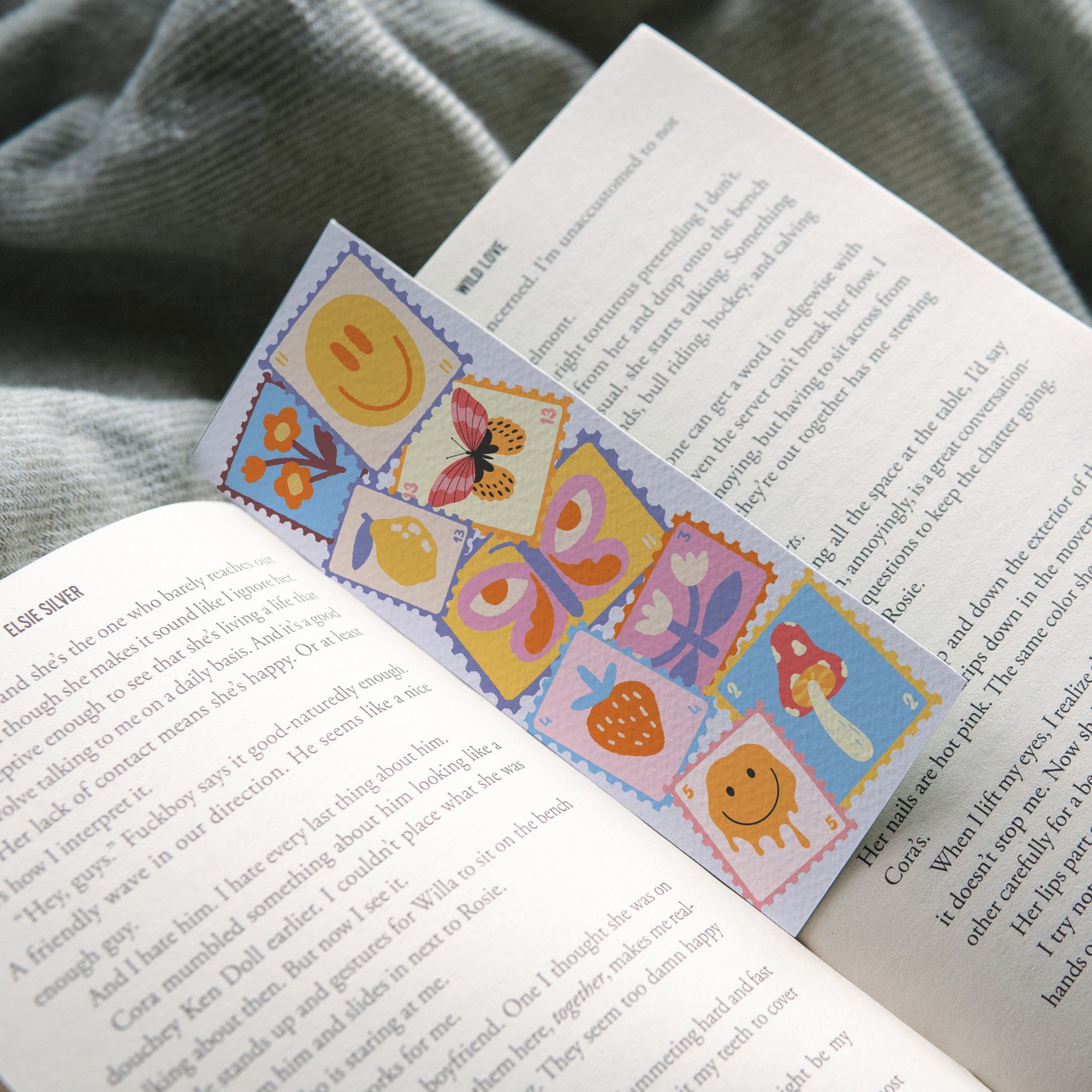 Digital Stamps Bookmark | Printable Stamp Bookmark | Postage Stamp ...